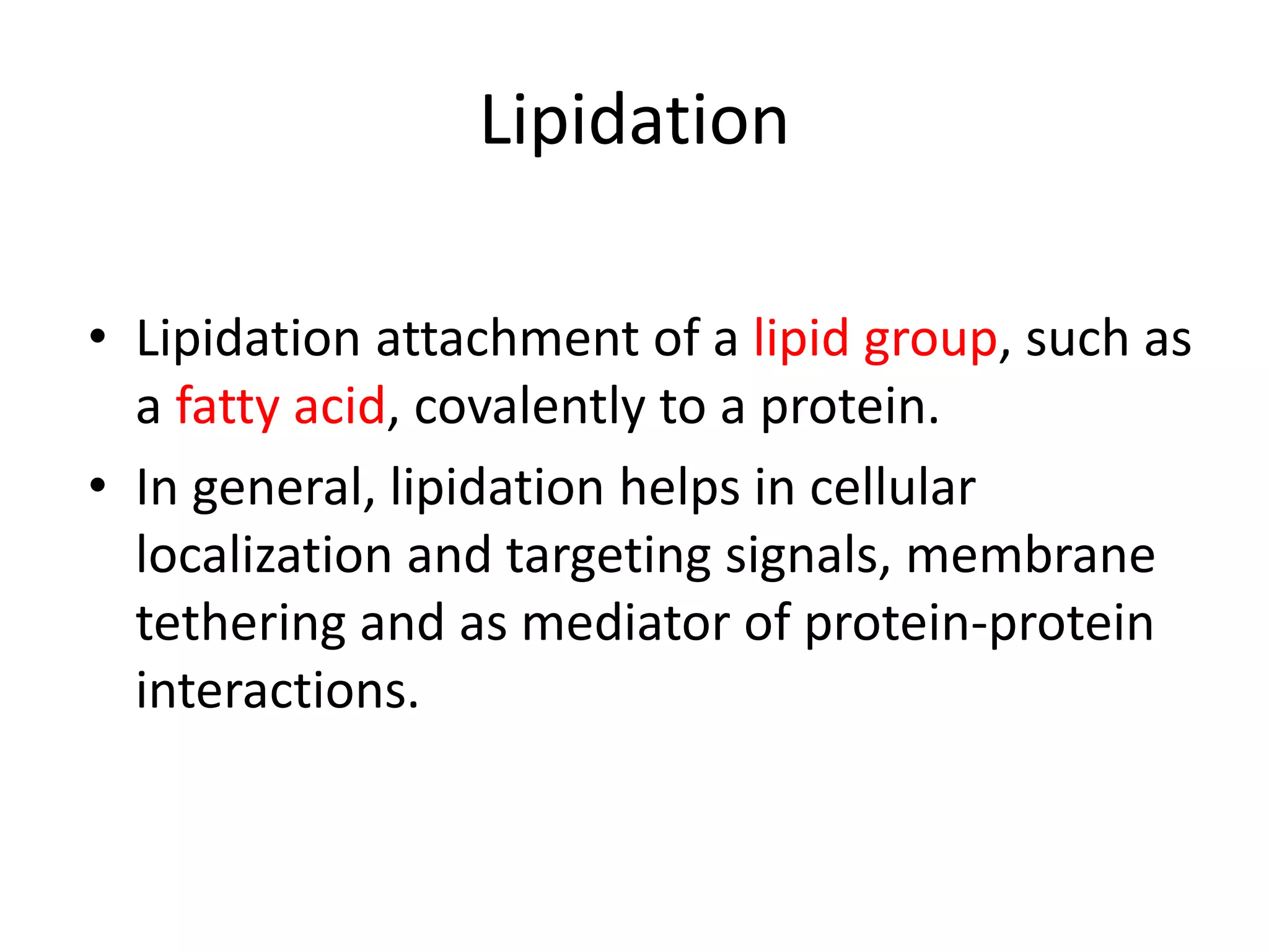 post translational modifications of protein | PPTX