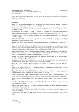 Bicriteria in n x 3 flow shop scheduling under specified rental policy (2) | PDF