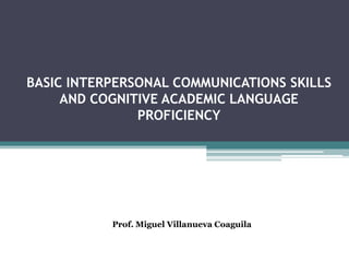 BICS and CALP | PPTX