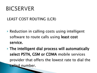 BicServer Unified Communication System | PPT | Web Conferencing | Computer Software and Applications
