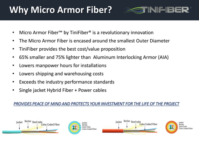 TiniFiber - Micro Armor Fiber | PPT