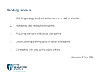BICS Self-Regulation Parent Presentation | PPTX