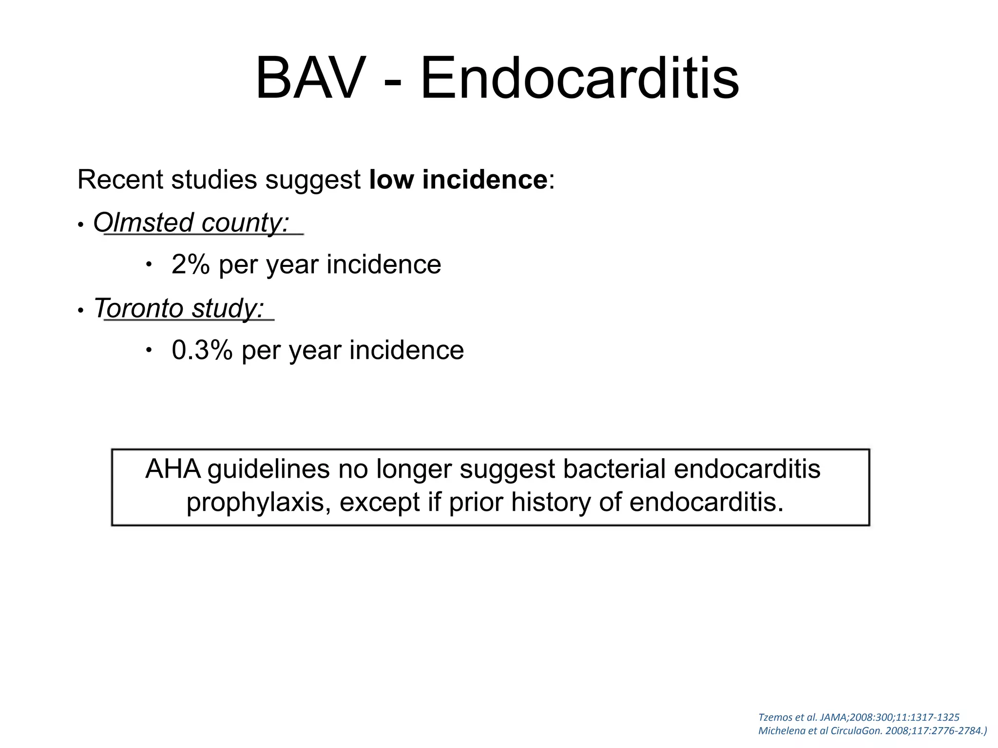 Bicuspid Aortic Valve Ppt