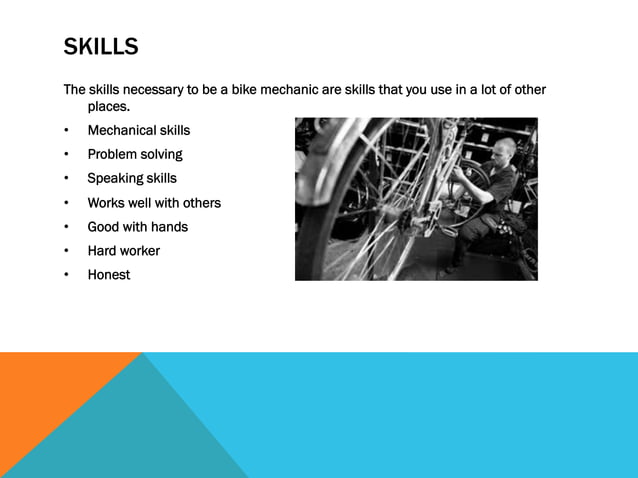 Bicycle mechanic Powerpoint | PPT