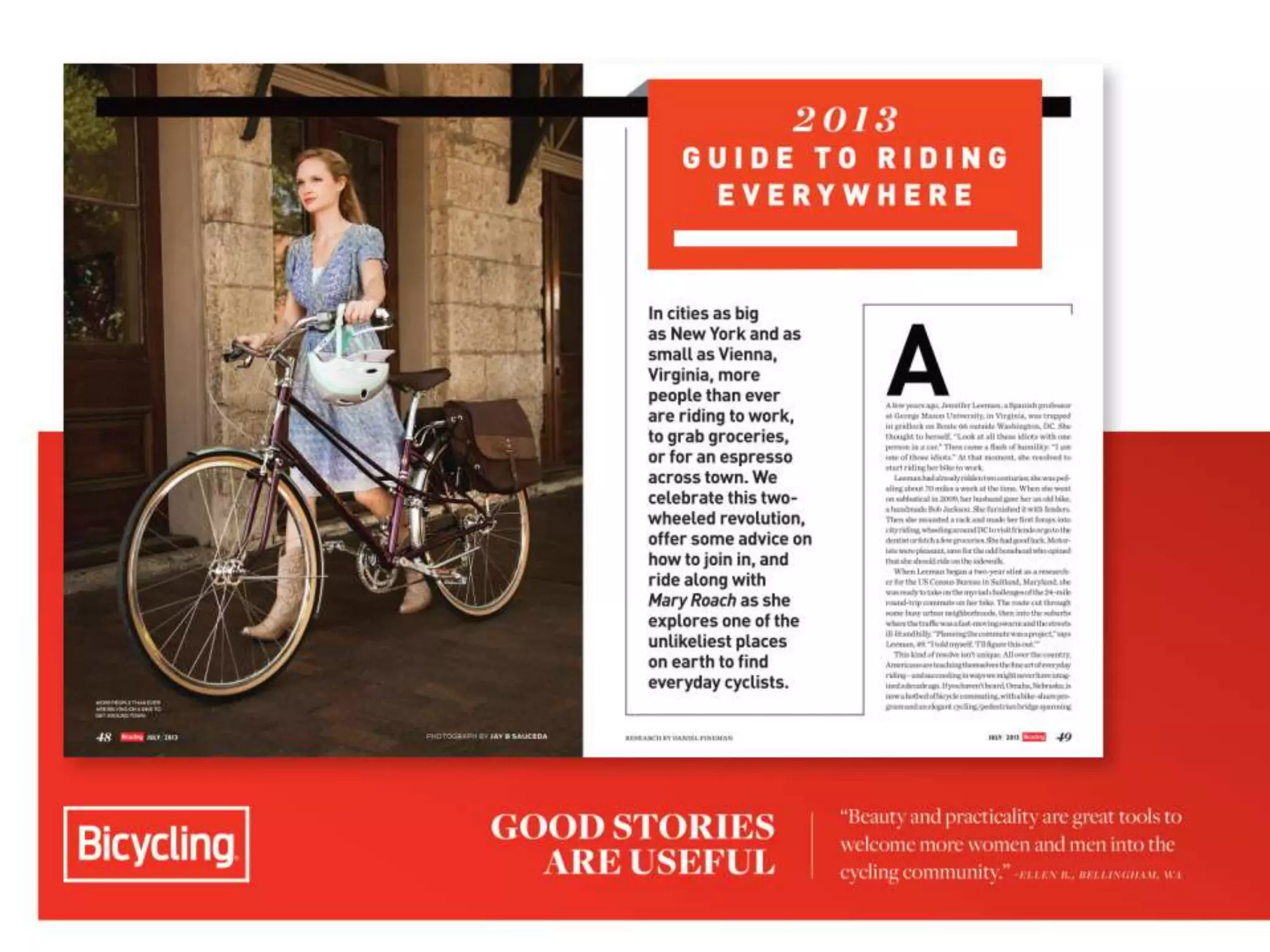 Storytelling: Bicycling magazine | PPTX