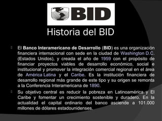 banco interamericano de desarrollo | PPT