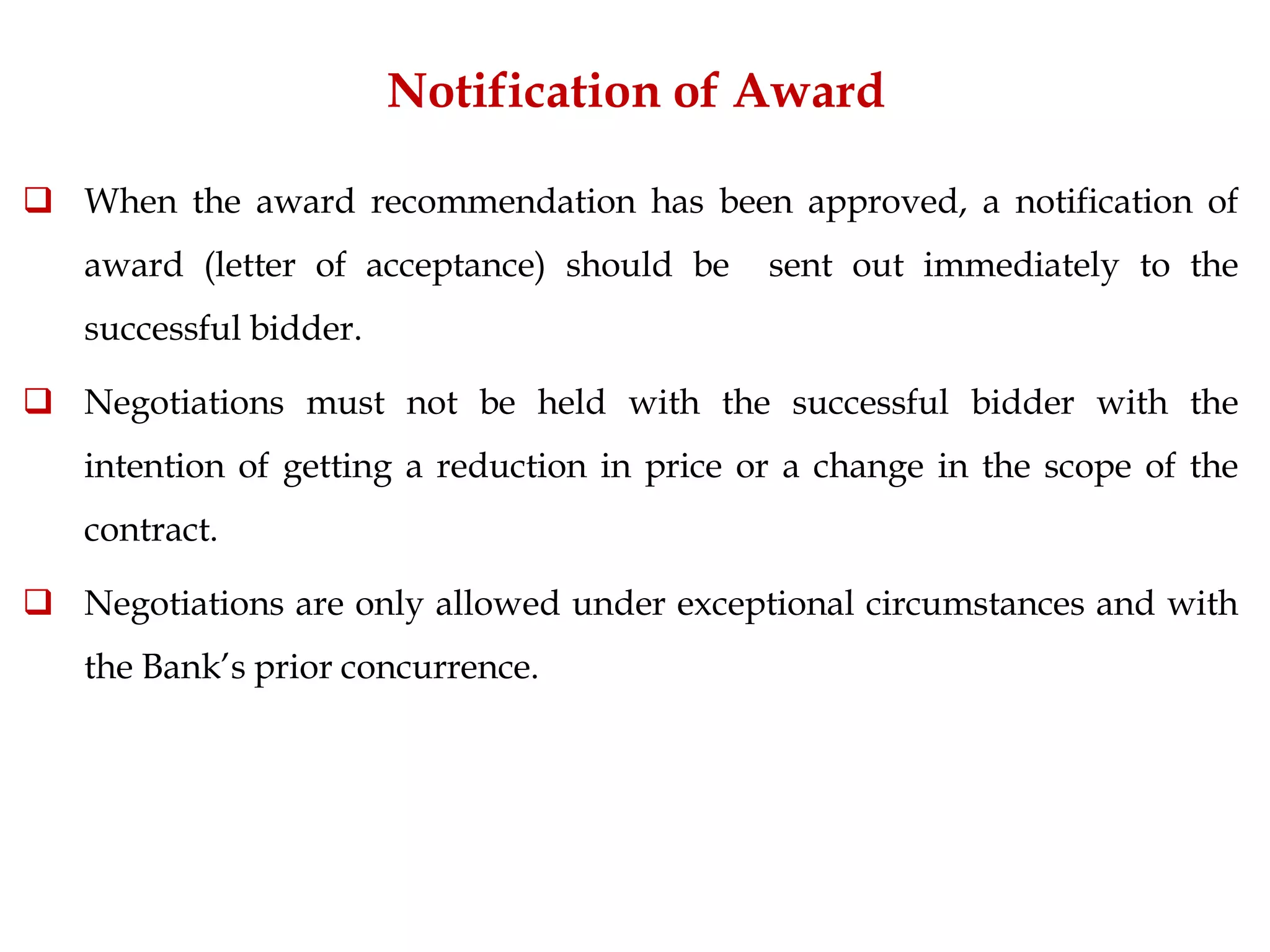 Bid Submission and Evaluation | PPTX