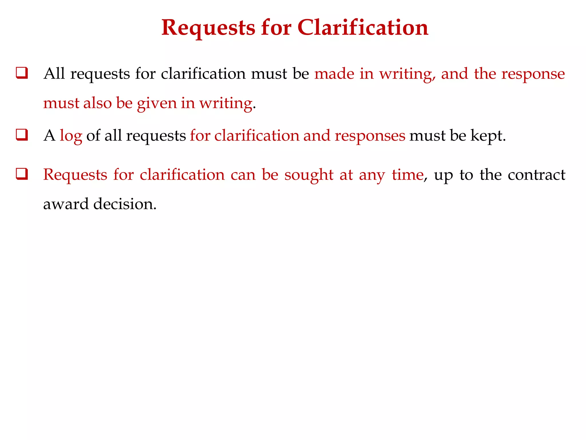 Bid Submission and Evaluation | PPTX