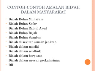 Bida'ah Dalam Masyarakat | PPT