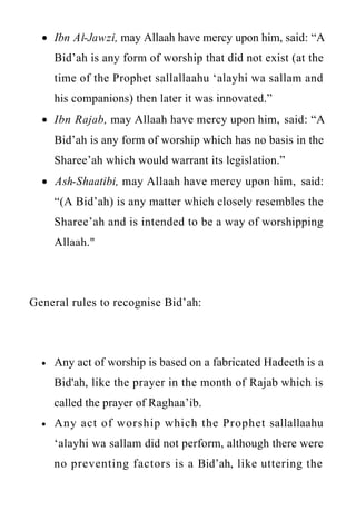 Bidah | PDF
