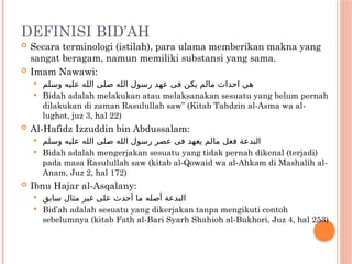FIQIH BIDAH - PPT-BIDAH-BIDAH----------- | PPTX