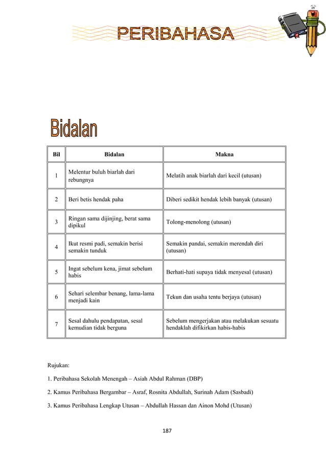 Bidalan tahun 6 | DOC