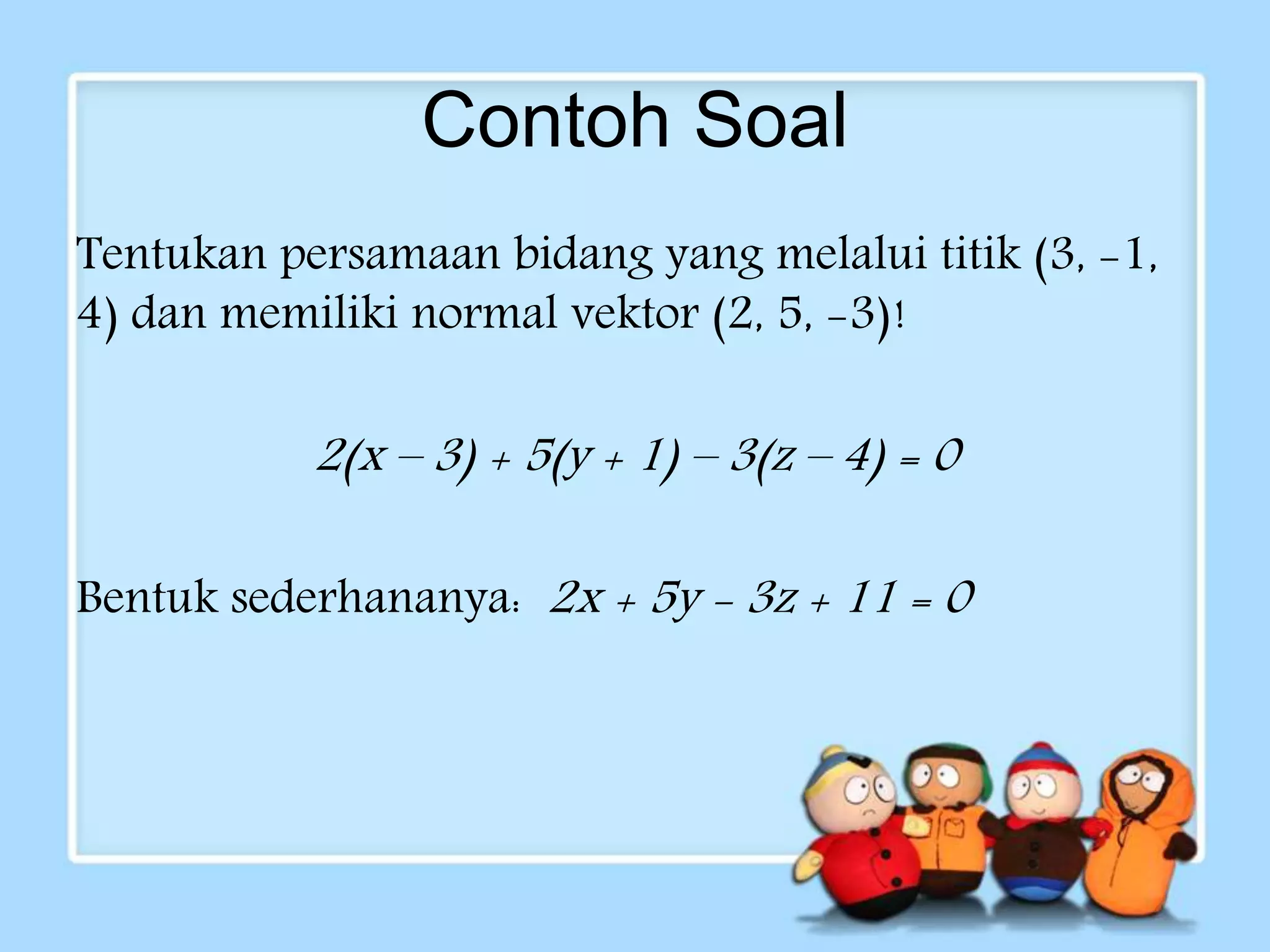 Analisis Vektor ( Bidang ) | PPTX