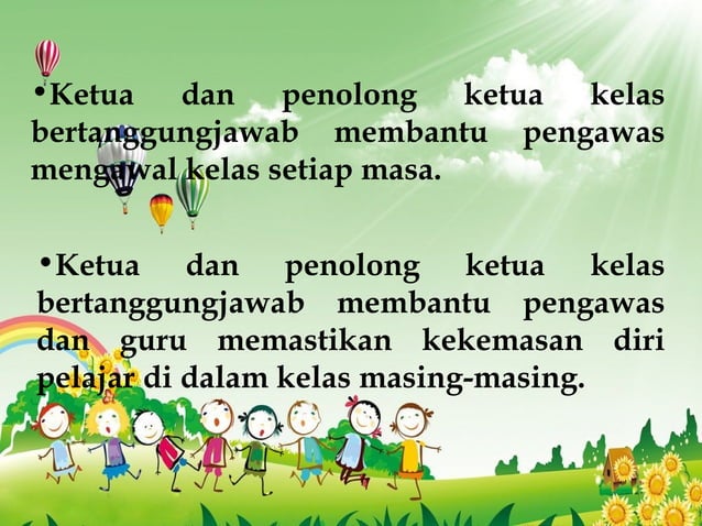 Bidang tugas-ketua-dan-penolong-ketua-kelas | PPT