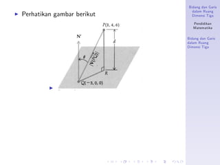 Bidang dan garis dalam d3 | PDF
