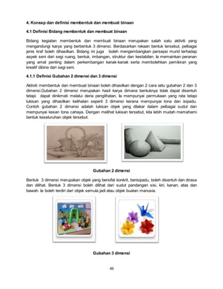 Bidang membentuk dan membuat binaan | DOC