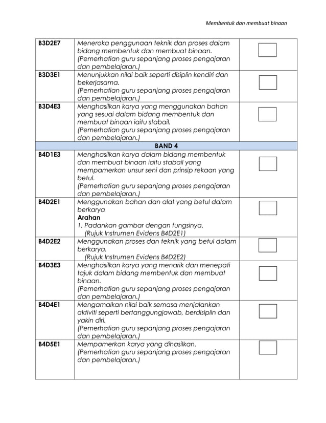 Bidang membentuk dan membuat binaan stabail | PDF