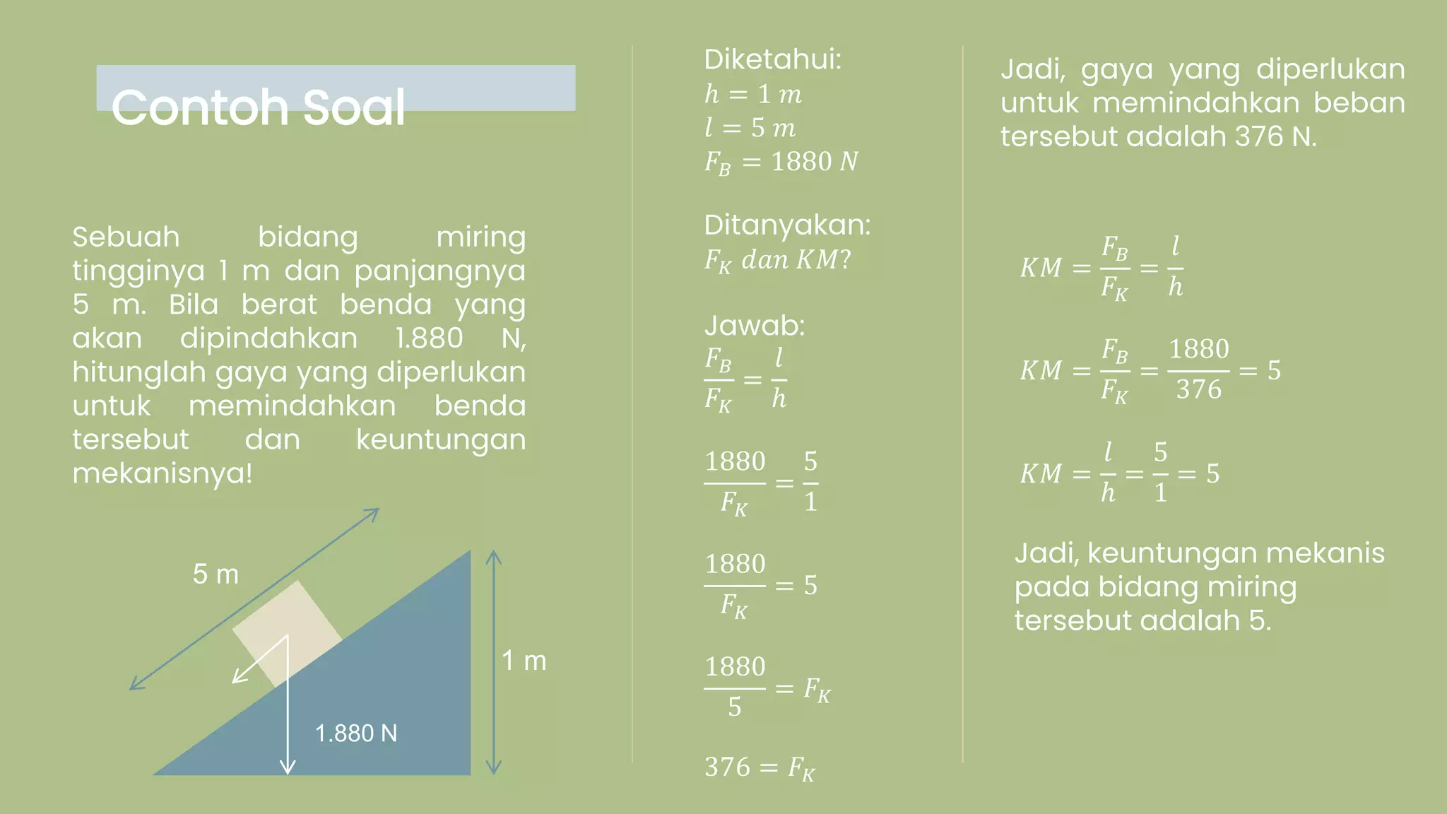 [PART 2] Pesawat Sederhana (Bidang Miring dan Pengungkit) Mata ...