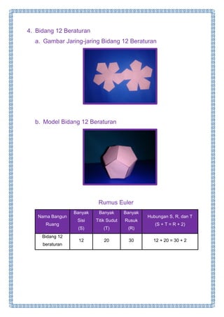 Bidang n beraturan (Geometri Ruang, Semester Antara) | PDF