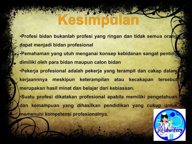 Bidan sebagai profesi | PPTX
