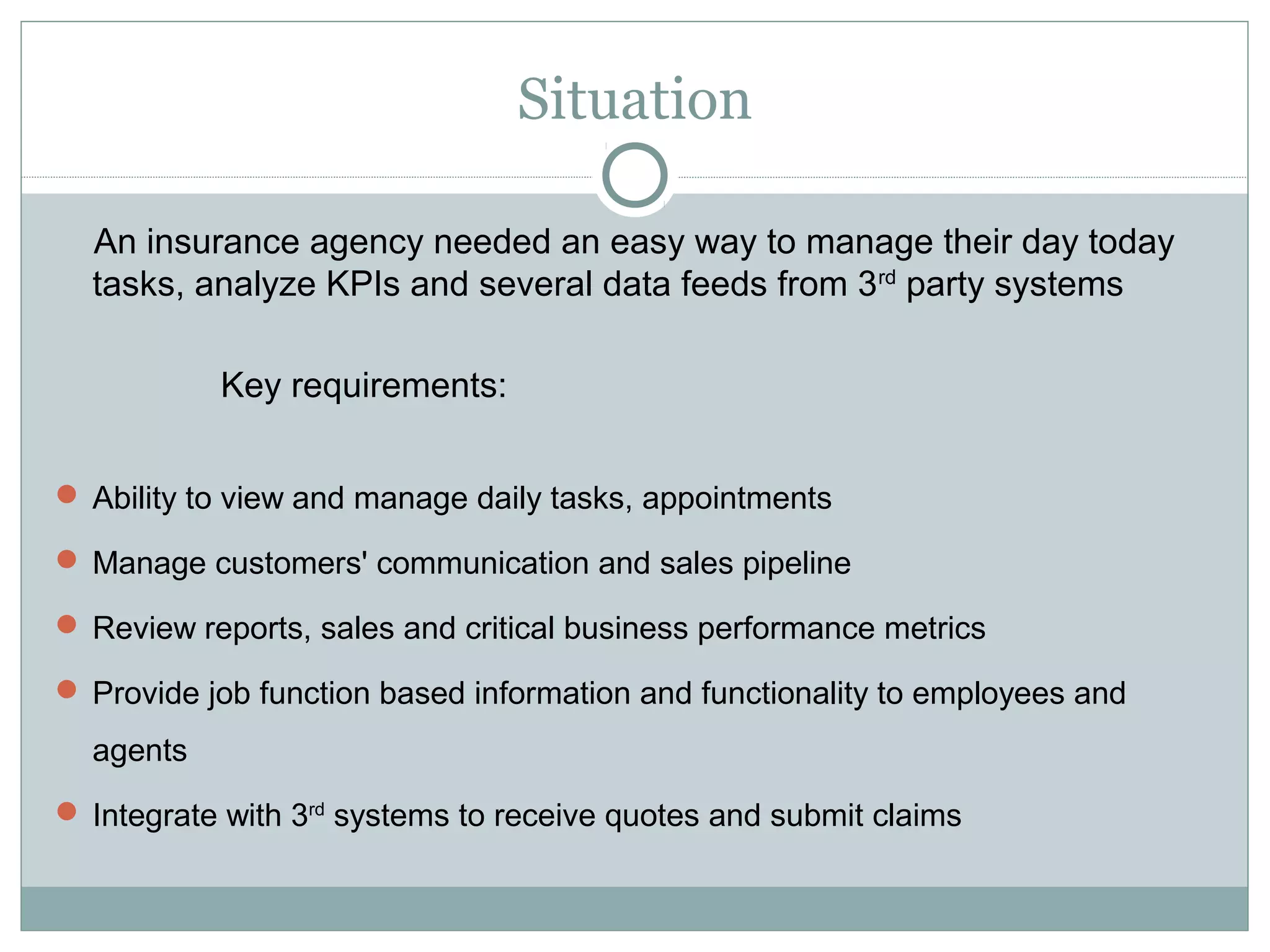 KPI dashboard for an Insurance company | PPT