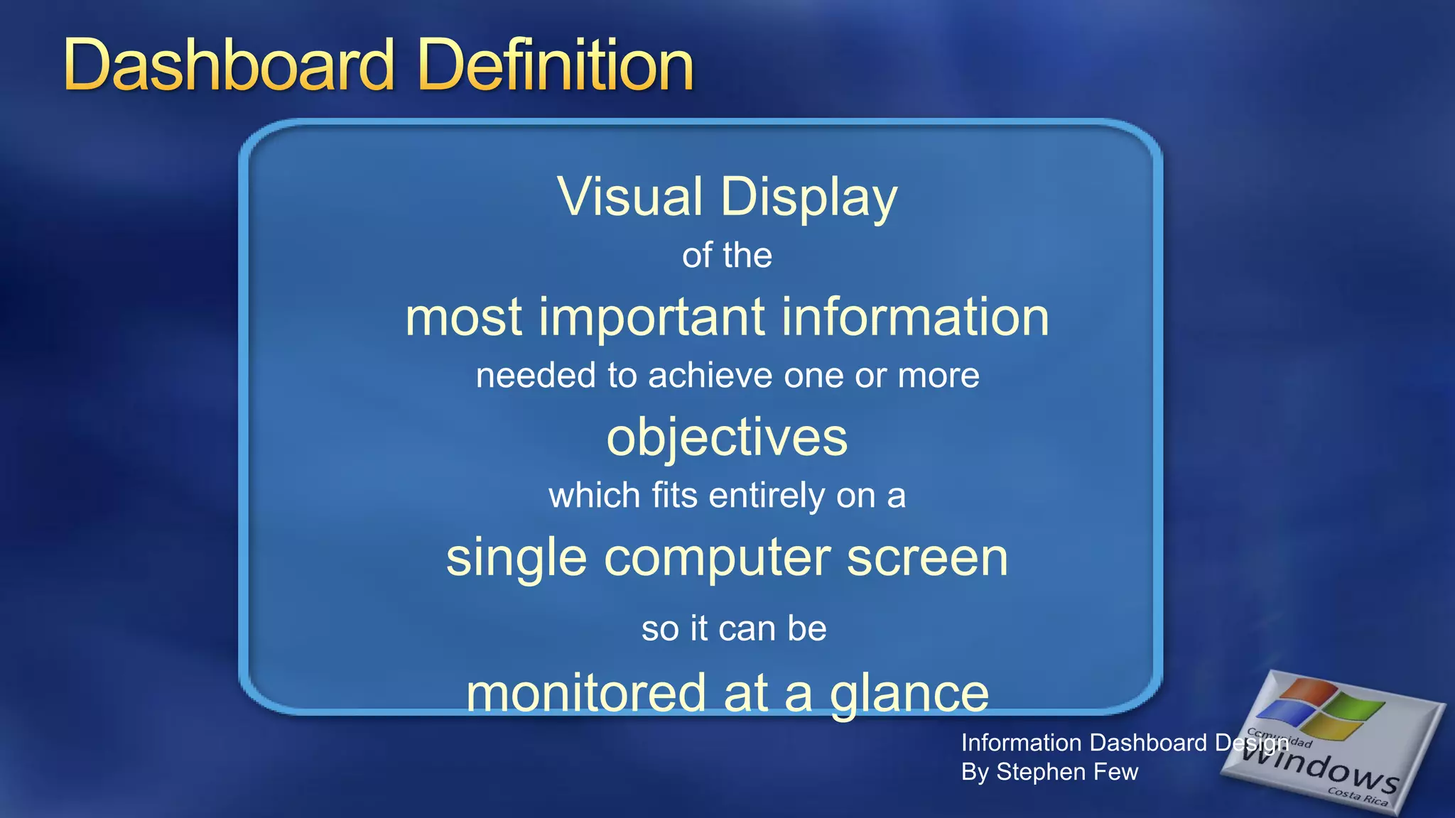 Bi Dashboards With Sql Server Ppt