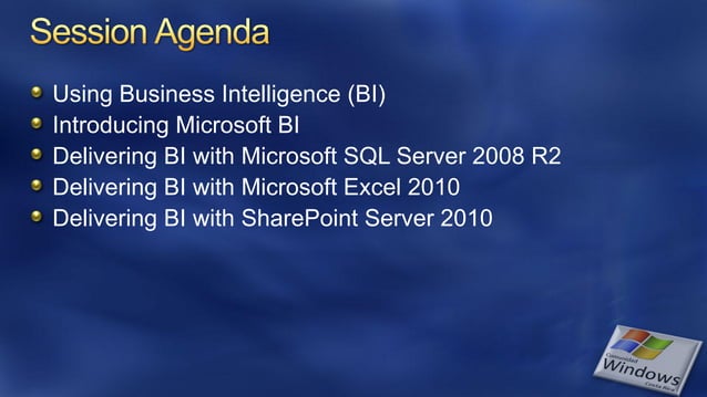 BI Dashboards with SQL Server | PPT