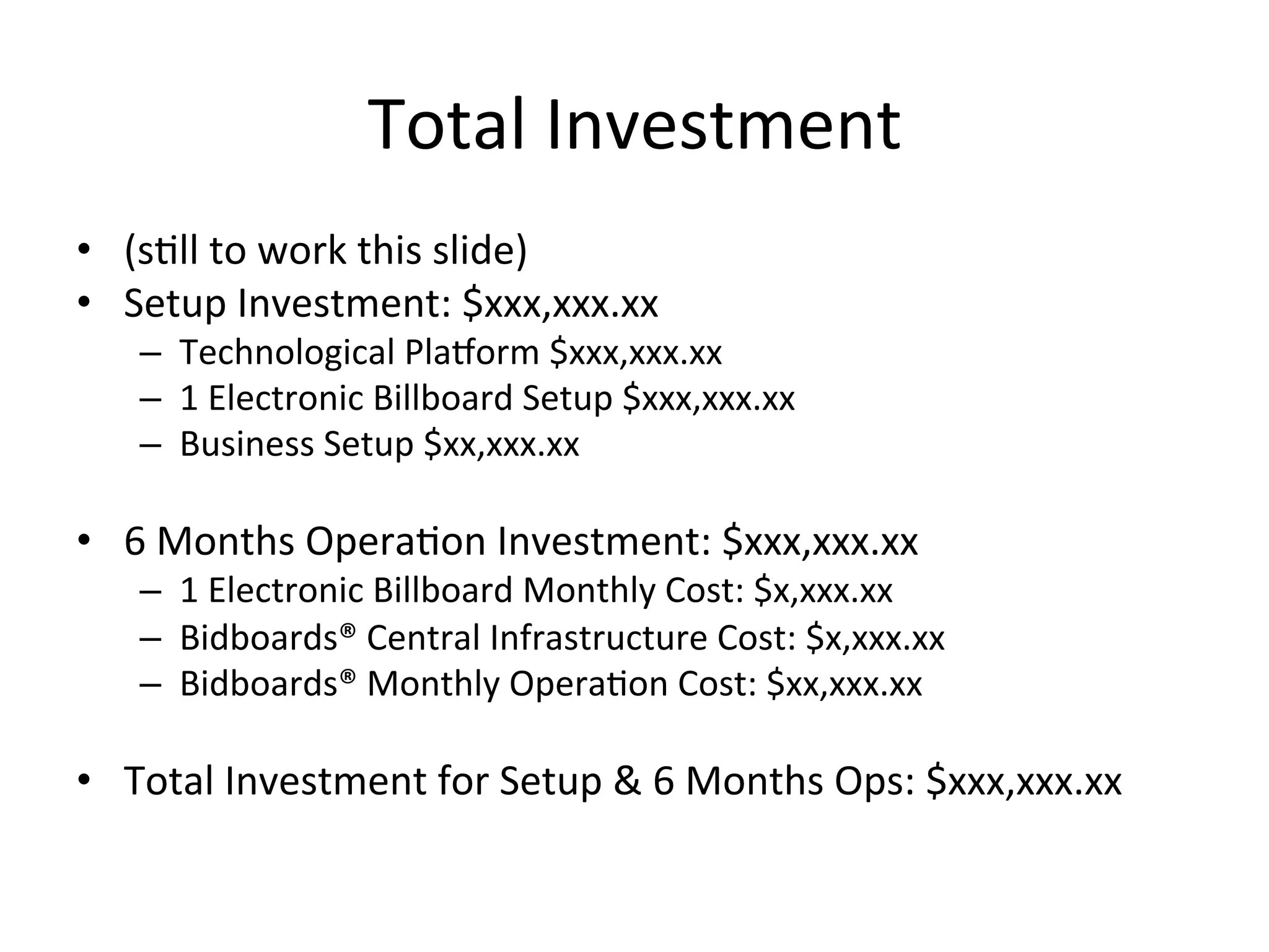 Electronic Billboards Bidding System - Bidboards - Business plan - v7 ...