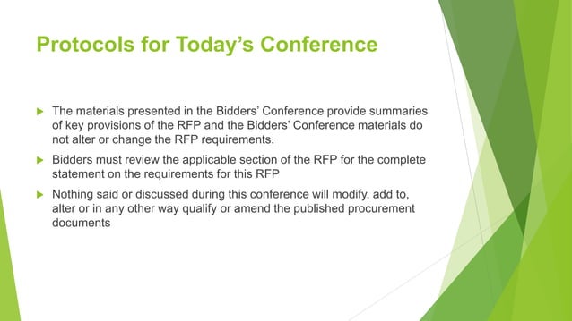 Bidders Conference for RFP # 3.pptx
