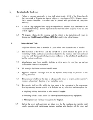 Bid document for Solar in Himachal Pradesh | PDF