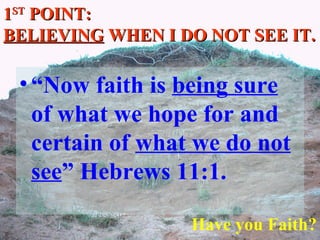 Having Faith | PPT