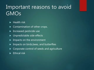 Food biotechnology and genetic engineering | PPT