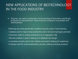 Food biotechnology and genetic engineering | PPT