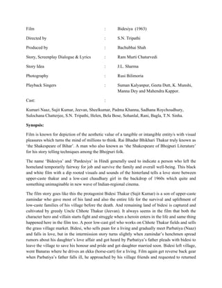Bidesiya pdf | PDF