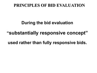 Bid Evaluation | PDF