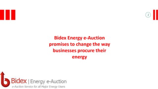 Bidex Energy Auction overview | PPTX