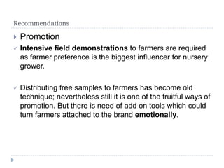 Vegetable Nursery Business in Gujarat & Maharashtra | PPTX