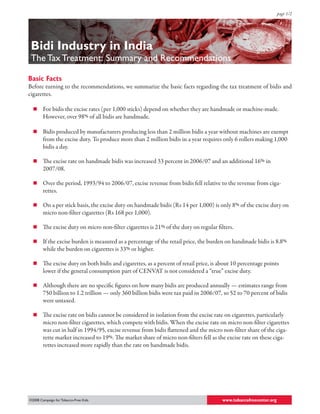 Bidi industry in india the tax treatment - en | PDF | Illegal Drugs ...