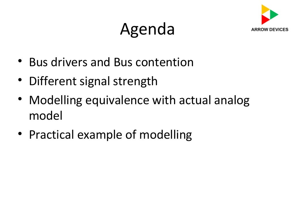 Bidirectional Bus Modelling