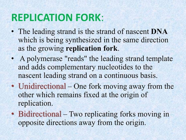 Bidirectional and rolling circular dna replication | PPTX | Chemistry ...