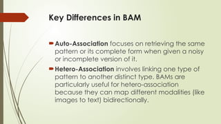 Bi-directional Associative Memory in NN.pptx