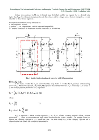 Bidirectional full bridge dc-dc converter with flyback snubber for photovoltaic applications | PDF