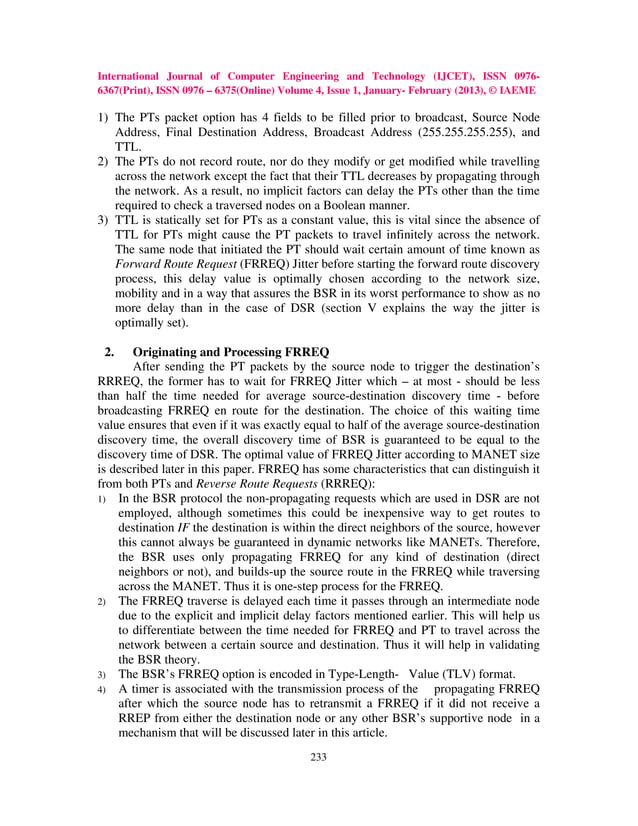 Bidirectional Search Routing Protocol For Mobile Ad Hoc Networks Pdf