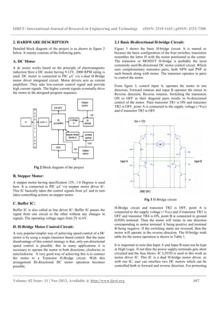 Bi directional speed control of dc motor and stepper | PDF