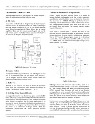 Bi directional speed control of dc motor and stepper motor through mat ...