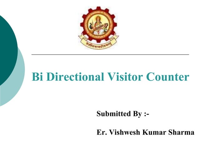 Bi directional visitor counter rewat | PPTX