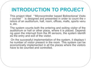 Bidirectional visitor counter | PPTX