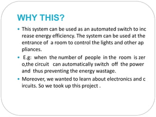 Bidirectional visitor counter | PPTX