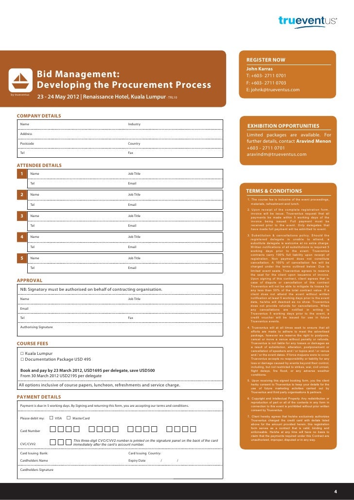Bid Management: Developing the Procurement Process