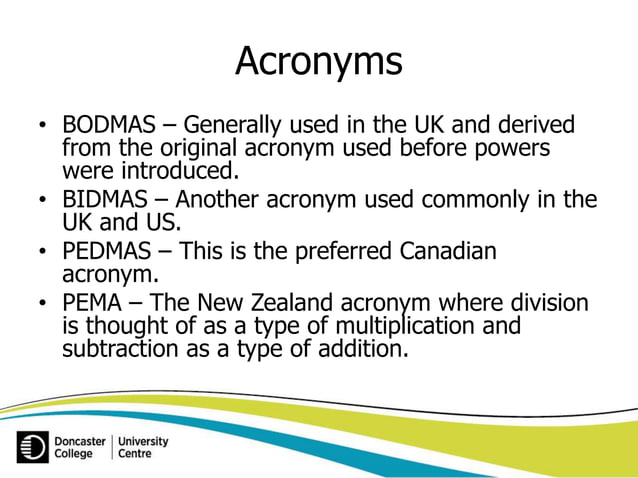 Bidmas | PPTX | Physics | Science